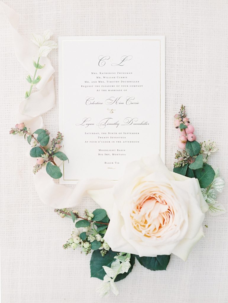 Moonlight Basin Wedding | Celeste & Logan | Orange Photographie